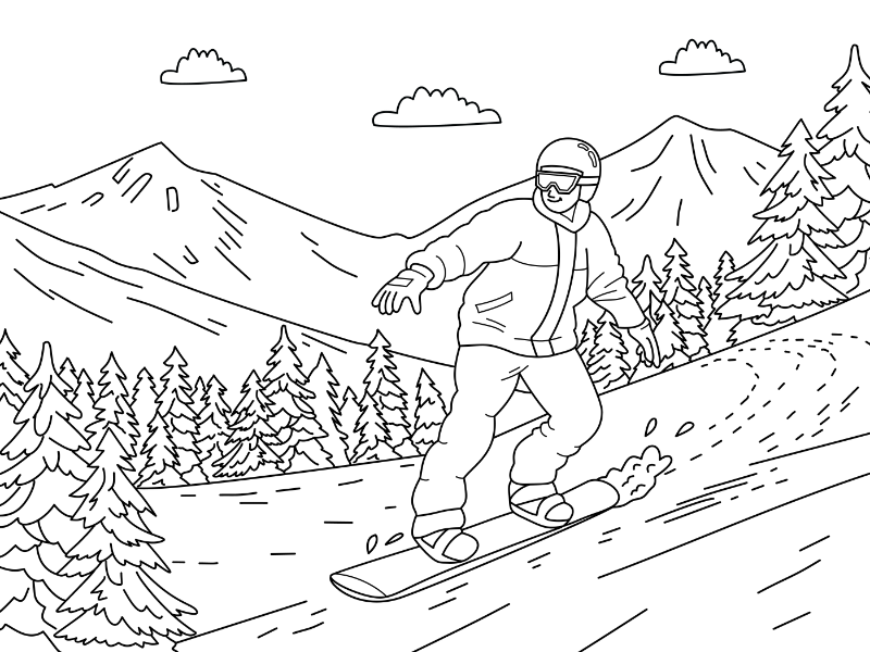 Free Printable Coloring Pages of Frosty Fun Zone from Project Aqua